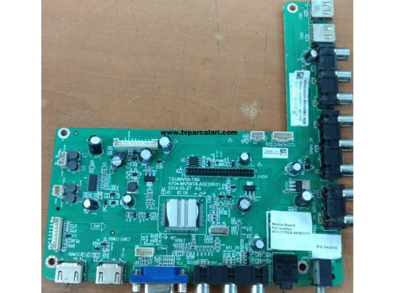 TSUMV59 main board Sunny Tv Yedek Parça